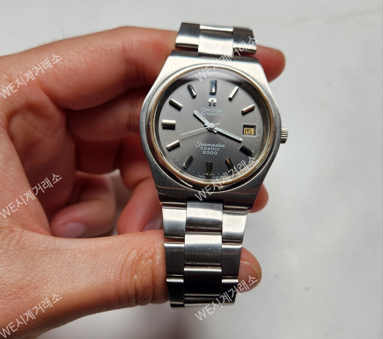 시계거래소 공식사이트 - 레어] 빈티지 오메가 씨마스터 코스믹 2000 고스트그레이 싱글데이트 오토 : 1,030,000원