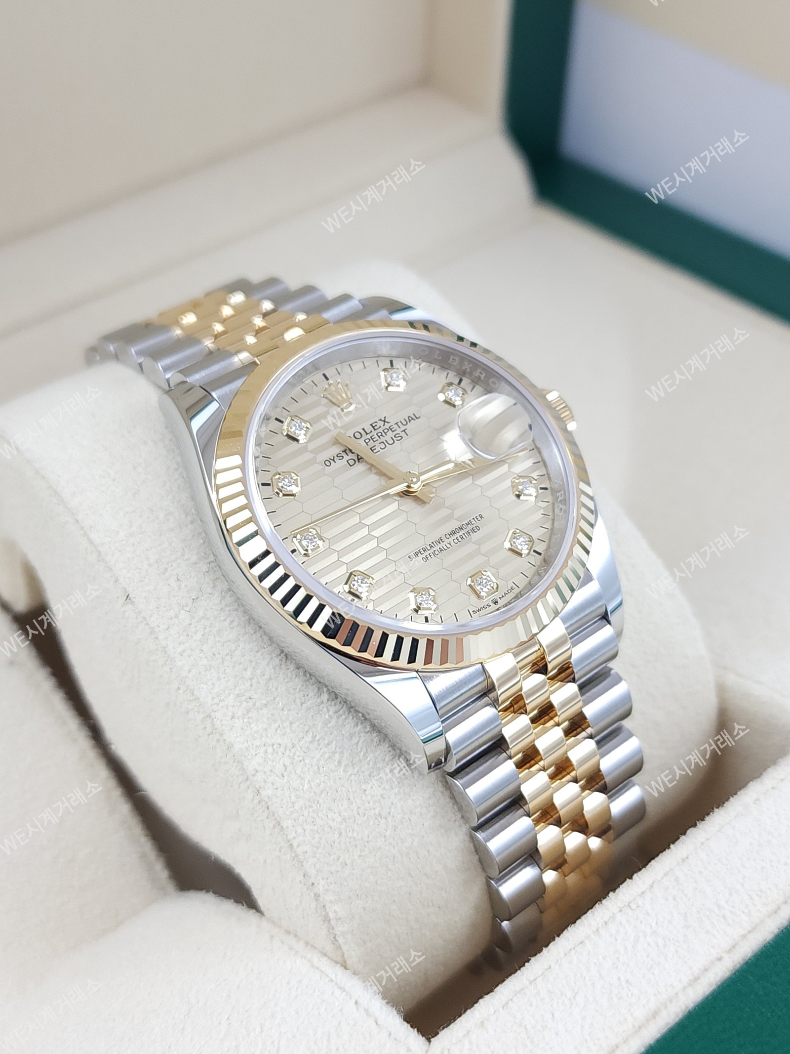 시계거래소 공식사이트 - 데이저스트36 옐골콤비 골든 플루 10P 쥬빌레 m126233 : 19,500,000원