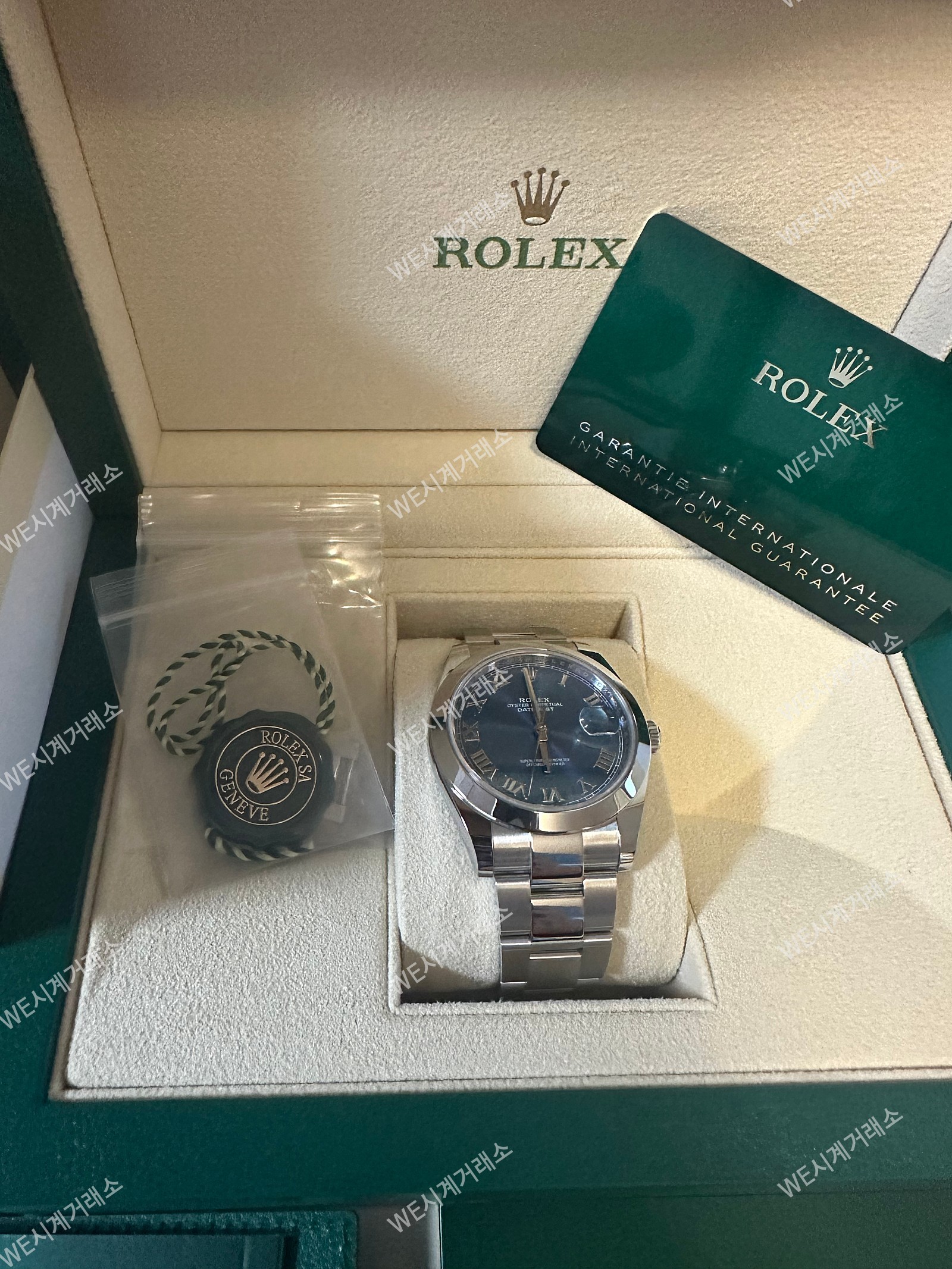 시계거래소 공식사이트 - 롤렉스 데이져스트41 청판로마 2024-02월말 백화점새상품 영수증포함풀셋 리테일가 ...