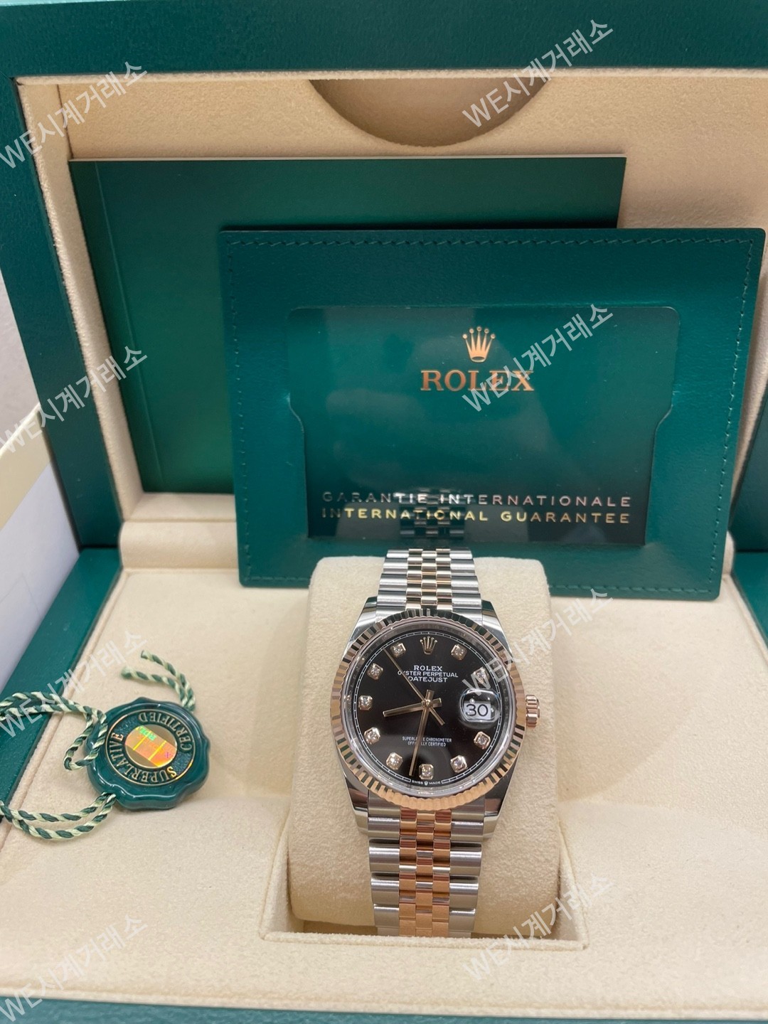 시계거래소 공식사이트 - 로렉스 126231 신형 데이저스트 36 검판 10P다이아 로골콤비 팝니다~! : 18,700,000원