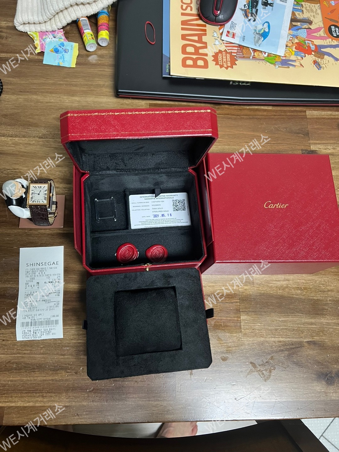 시계거래소 공식사이트 - [판매만] 까르띠에 탱크 금통 팝니다. : 6,000,000원