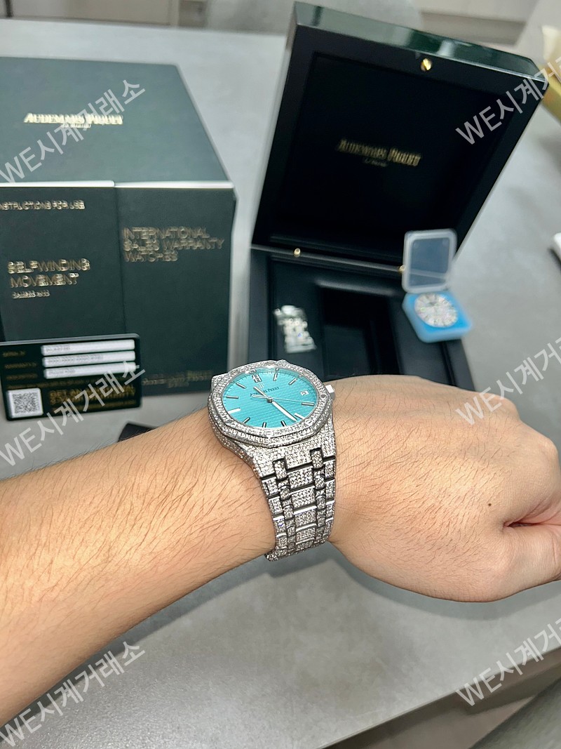 시계거래소 공식사이트 - 오데마피게 AP 15500 풀다이아 버스트다운 + 티파니판 추가 : 85,000,000원