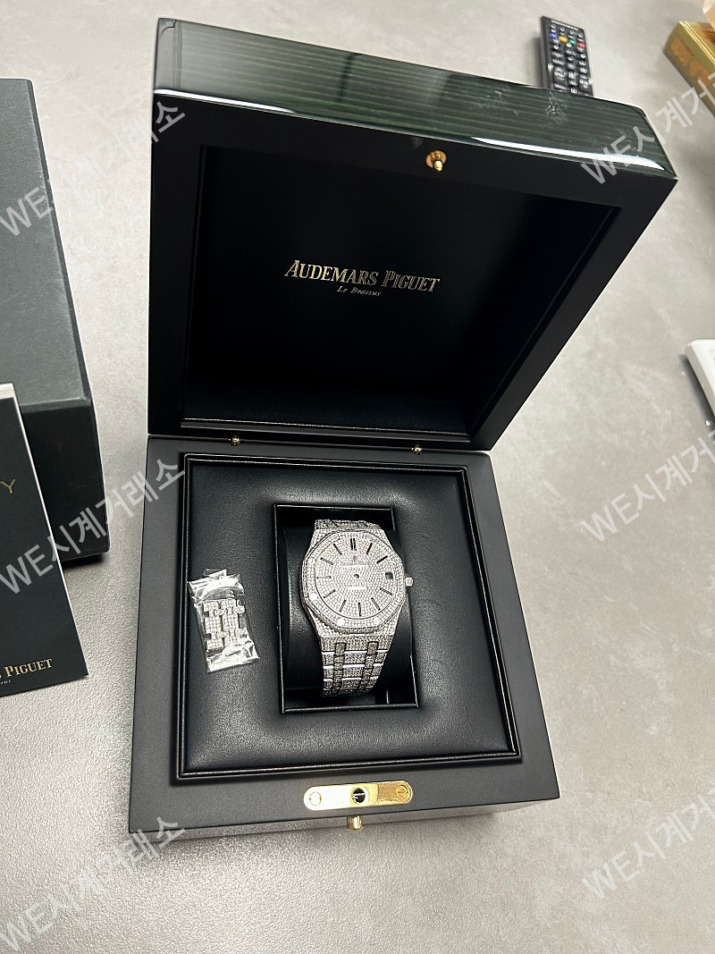 시계거래소 공식사이트 - 오데마피게 AP 15500 풀다이아 버스트다운 + 티파니판 추가 : 85,000,000원