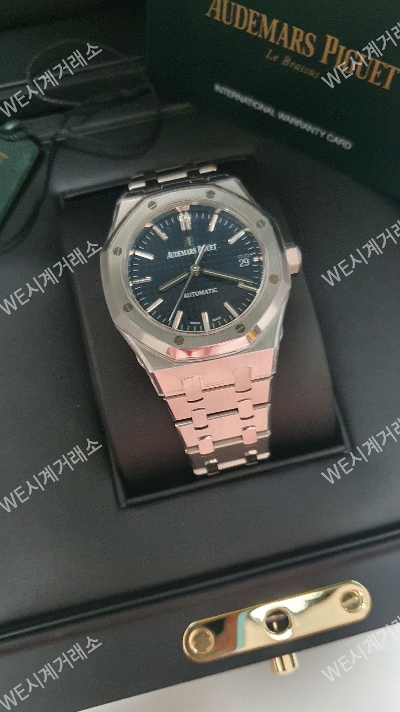 시계거래소 공식사이트 - [국내,새상품] 오데마피게 로얄오크 37미리 15450 청판 15450ST 블루 판매 : 59,000,000원